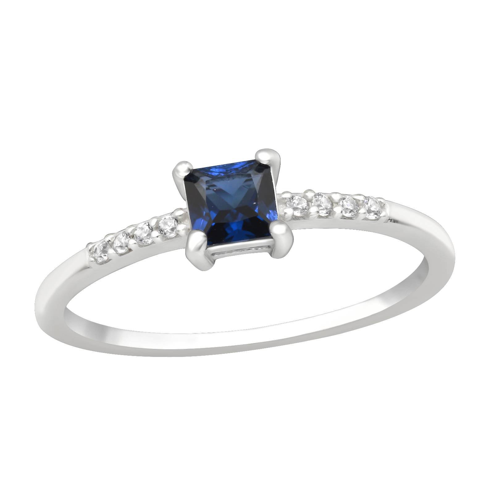 Blue Promise Ring - Aurum Oasis Jewellery