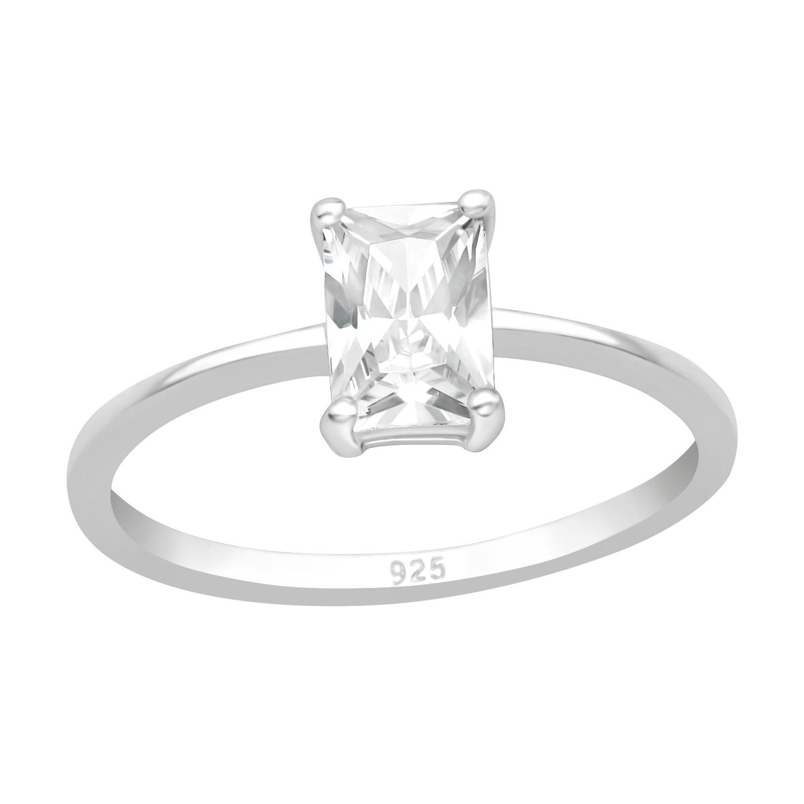 Rectangle Promise Ring - Aurum Oasis Jewellery